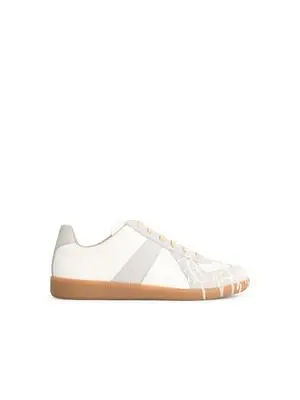 MAISON MARGIELA Replica Leather Sneakers - White