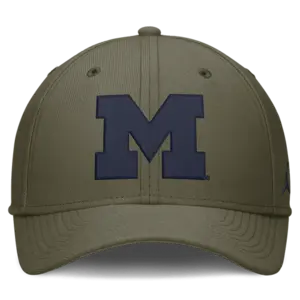 JORDAN BRAND Michigan Wolverines Primetime Swooshflex Dri-fit Hat
