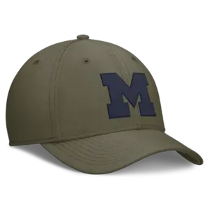 JORDAN BRAND Michigan Wolverines Primetime Swooshflex Dri-fit Hat