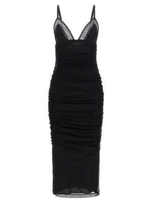 Dolce & Gabbana Longuette Slip Dress - Black