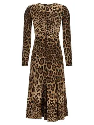 Dolce & Gabbana Animal Print Dress