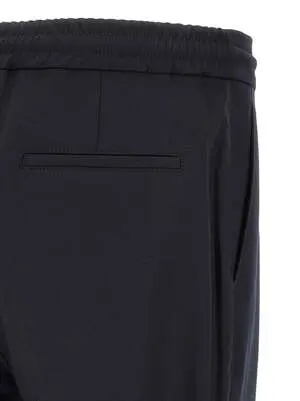 Brunello Cucinelli Wool Flannel Trousers - Blue