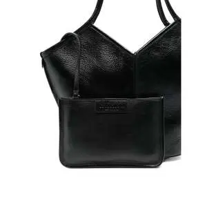 Hereu Trapezoid Shape Shoulder Bag With Detachable Pouch