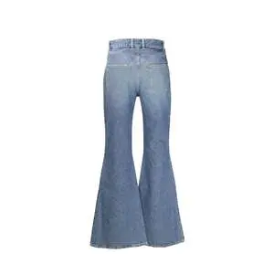 Chloé Wide Leg Denim Jeans - Blue