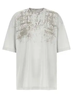 MAISON MARGIELA Maison Margiela Men 'Numeric' T-Shirt Gray