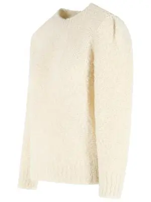 Isabel Marant Étoile Emma Virgin Wool Blend Crew Neck Sweater - Cream