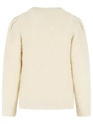 Isabel Marant Étoile Emma Virgin Wool Blend Crew Neck Sweater - Cream