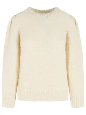 Isabel Marant Étoile Emma Virgin Wool Blend Crew Neck Sweater - Cream