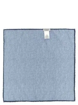 Brunello Cucinelli Polka Dot Pocket Clutch Bag - Blue