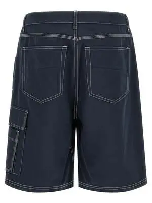 Fendi Bermuda Cargo Canvas Shorts