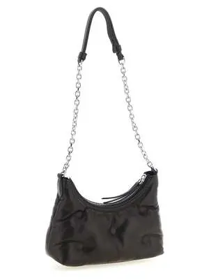 MAISON MARGIELA Glam Slam Hobo Micro Shoulder Bag - Black