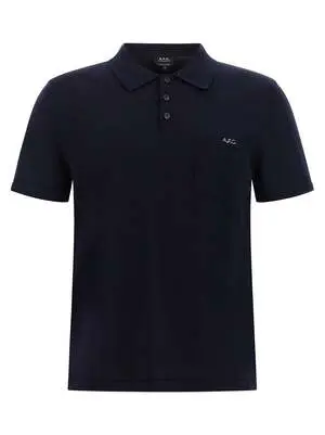 A.p.c. Gide' Polo Shirt - Blue