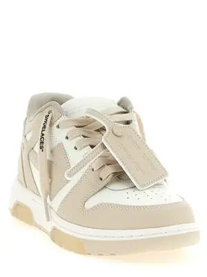 Off-White Out Of Office' Low Top Sneakers - Cream