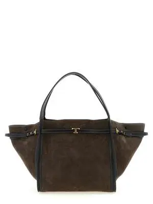 TOD'S Medium Tim Shopping Bag - Brown