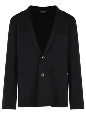TOM FORD Wool Blazer - Black
