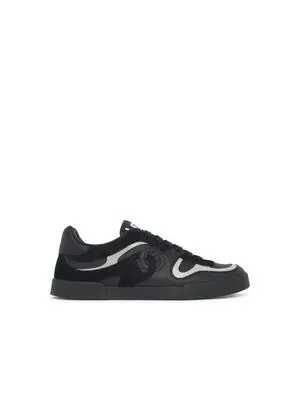 Dolce & Gabbana Strobel Portofino' Leather Sneakers - Black