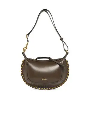 Isabel Marant Étoile Oskan Moon Leather Bag - Brown
