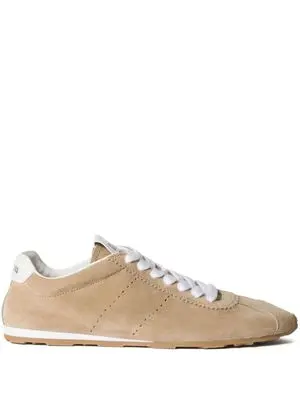 Miu Miu Suede Lace-up Sneakers - Multicolor