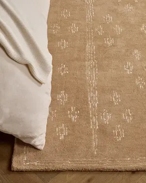 Quince Harlow Wool Rug - Sand
