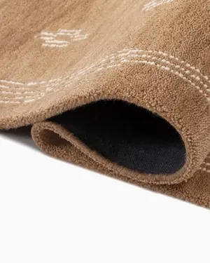 Quince Harlow Wool Rug - Sand