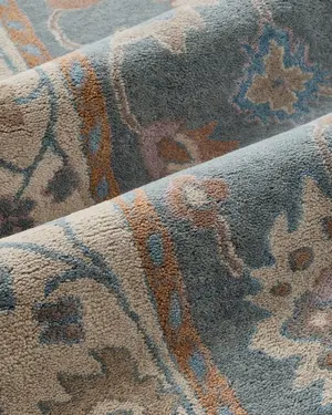 Quince Elowen Wool Rug - Blue