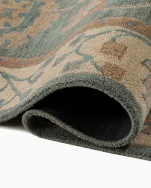 Quince Elowen Wool Rug - Blue