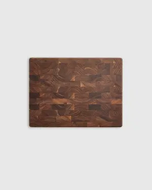 Quince North American End Grain Butcher Block, Wood - Walnut