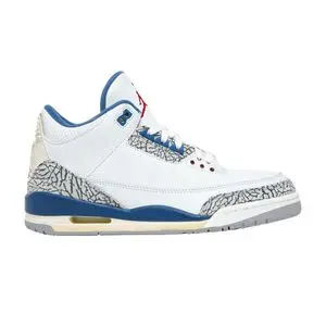 JORDAN 3 Retro 'true Blue' 2001 - White