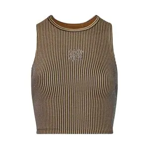 On X Loewe Ribbed Tank Top /pink - Brown