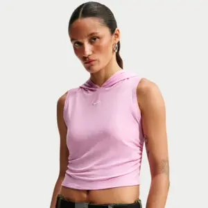 Nike Sportswear Slim Hooded Tank Top - Pink