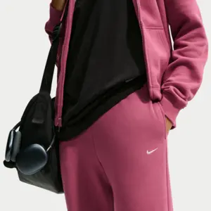 Nike Studio Fleece Lightweight Mid-rise Open-hem Pants