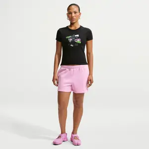 Nike Chill Knit Slim Mod-cropped T-shirt - Black