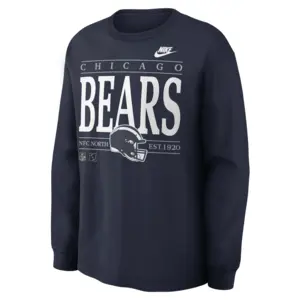 Nike Chicago Bears Rewind Max90 Nfl Long-sleeve T-shirt - Blue