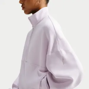 Nike Dri-fit Oversized Half-zip Top - Purple
