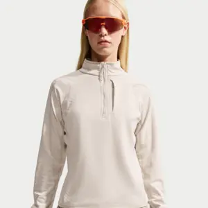 Nike Wolf Grid" Therma-fit 1/2-zip Hiking Top - Brown