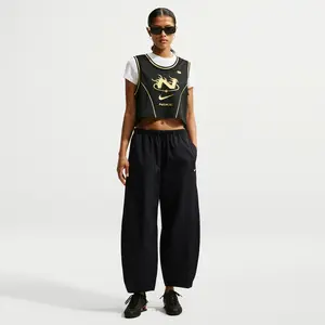 Nike Sportswear Loose Mid-rise Barrel Pants - Black