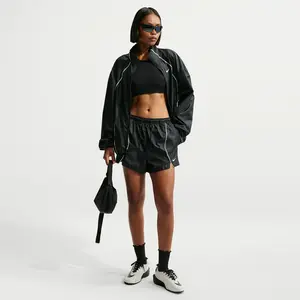 Nike Sportswear Loose Mid-rise Repel Woven Shorts - Black