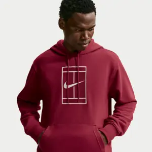 Nike Nikecourt Slam Dri-fit Fleece Tennis Hoodie - Red