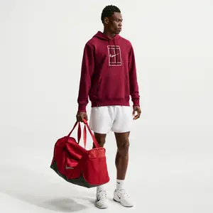 Nike Nikecourt Slam Dri-fit Fleece Tennis Hoodie - Red