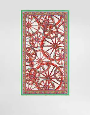 Dolce & Gabbana Carretto-print Cotton Sarong - Multicolor