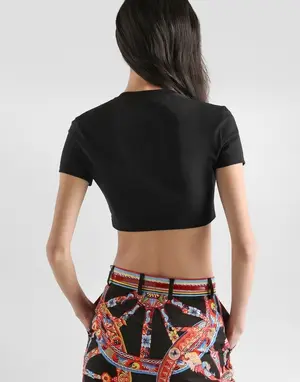 Dolce & Gabbana Jersey T-shirt With Appliqu