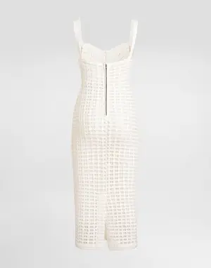 Dolce & Gabbana Crochet Bustier Dress