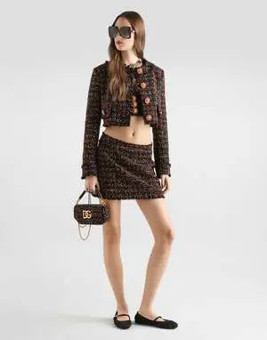 Dolce & Gabbana Tweed Miniskirt