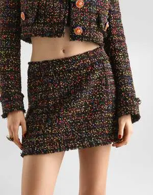 Dolce & Gabbana Tweed Miniskirt