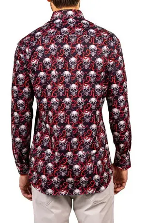 MACEOO Fibonacci Ascension Contemporary Fit Button-up Shirt