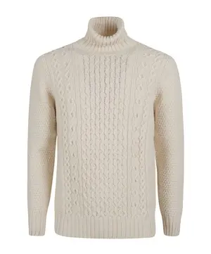 DRUMOHR Turtleneck Sweater - Nude