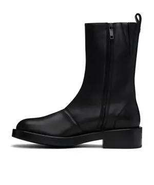 COURREGES Round Toe Rider Boots