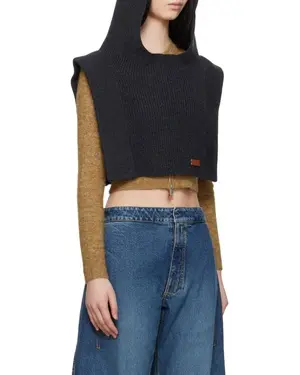 Isabel Marant Étoile Ginny Knitted Collar - Black