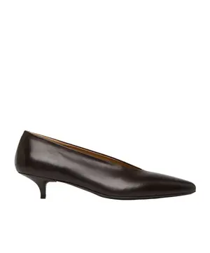 Marsèll Longiforma V-neck Heeled Pumps - Dark Brown