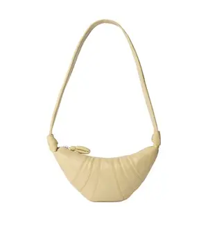 LEMAIRE Small Smooth Leather Bag - Nude